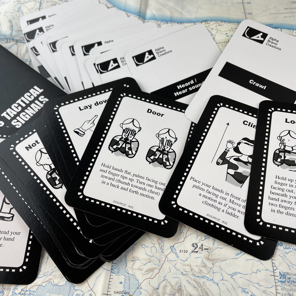 Tactical Hand Signals Cards - Overrun 2025 – Homestead