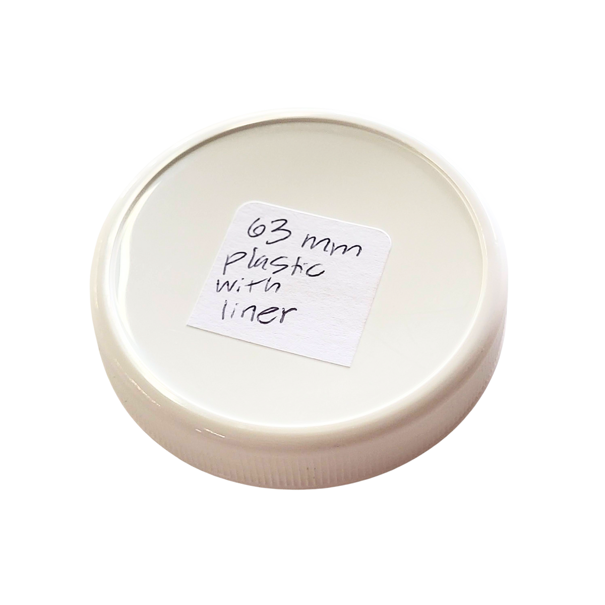 63mm Plastic Lids with Liner – Homestead