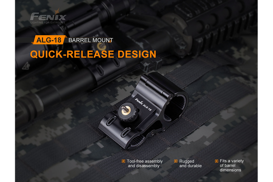Fenix ALG-18 Flashlight Barrel Mount – Homestead