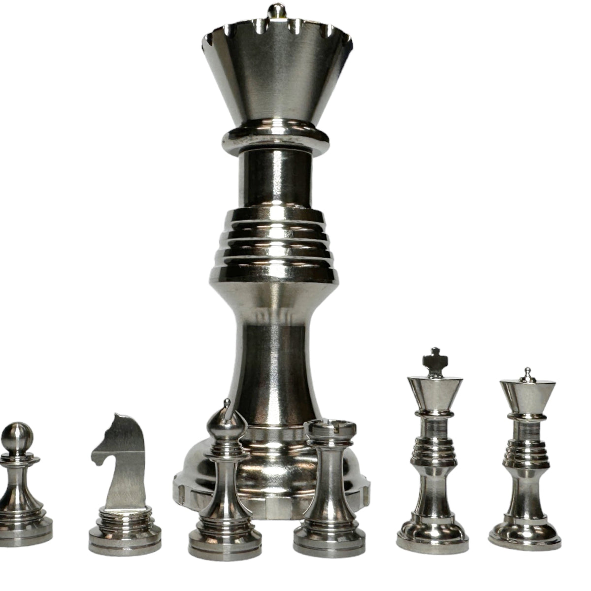 Titanium Chess Pieces ( Worlds Smallest ) by Maratac® - Build-A-Set ...