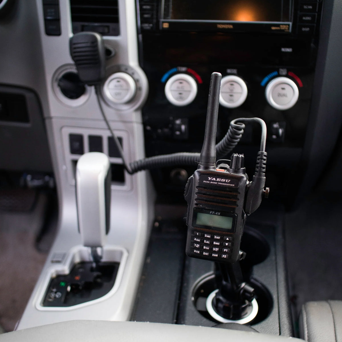 Lido Ham Radio Cup Holder Mount and Speaker Mic Mount – Homestead
