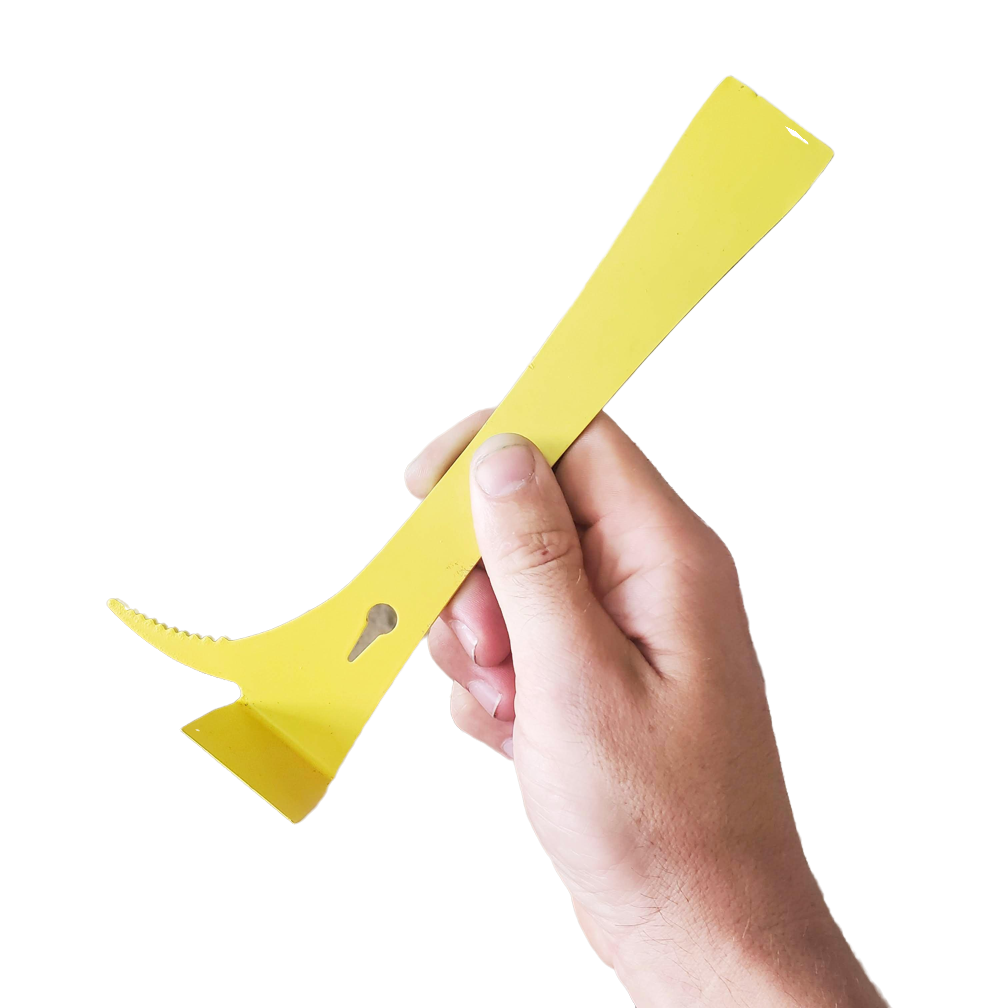 Yellow Hive Tool with Curved Hook – Homestead