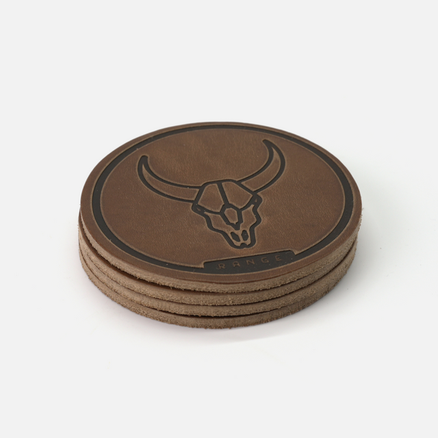 Skull Badge Coasters – Homestead